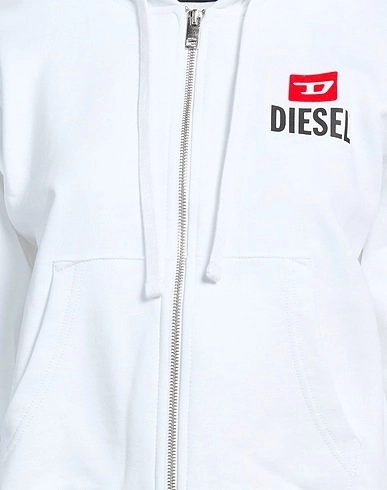 DIESEL® Solid-color Hoodie Jacket