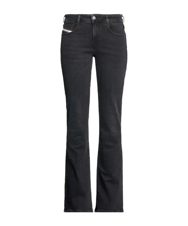 DIESEL® Flared Denim Trousers - Black
