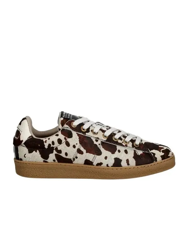 ALLSAINTS Cowhide Print Lace-up Sneakers - Multicolor