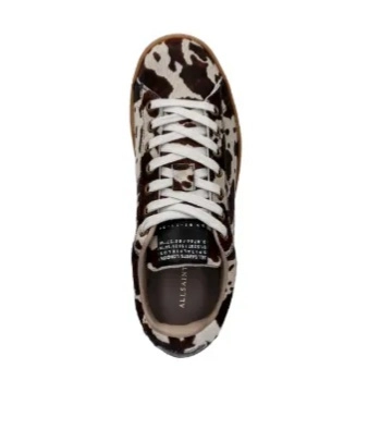 ALLSAINTS Cowhide Print Lace-up Sneakers - Multicolor