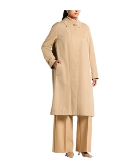 Burberry Minimalist Long-sleeve Trench Coat
