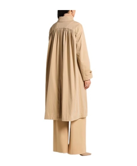 Burberry Minimalist Long-sleeve Trench Coat