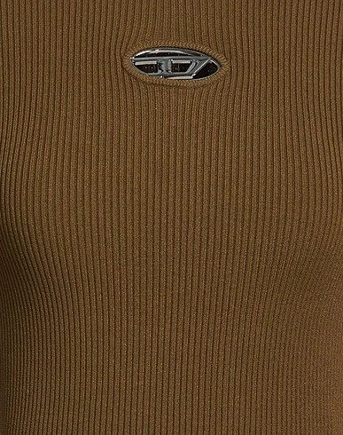 DIESEL® Ribbed Long-sleeved Crewneck T-shirt