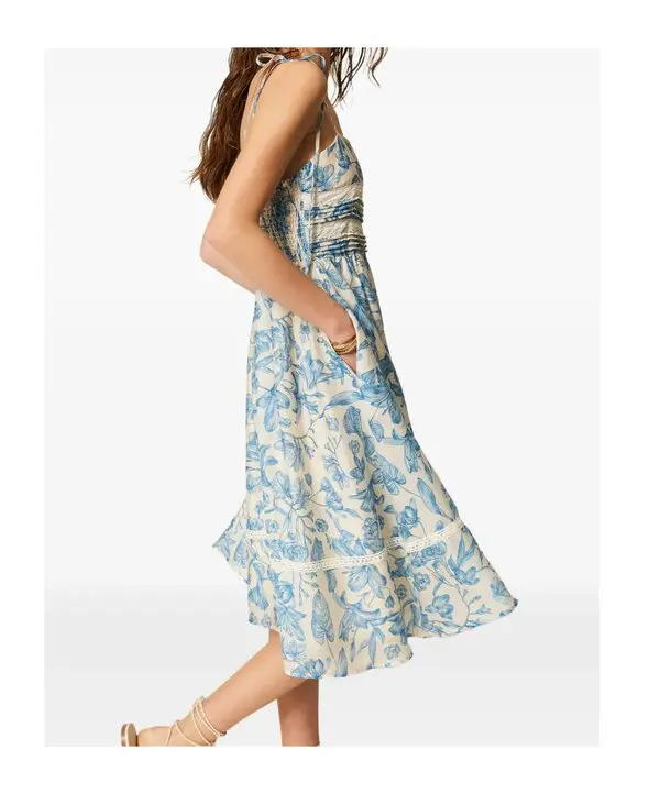 TWINSET Floral-pattern Midi Dress