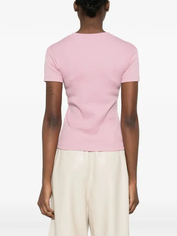 Nanushka Slim Fit Cropped T-shirt