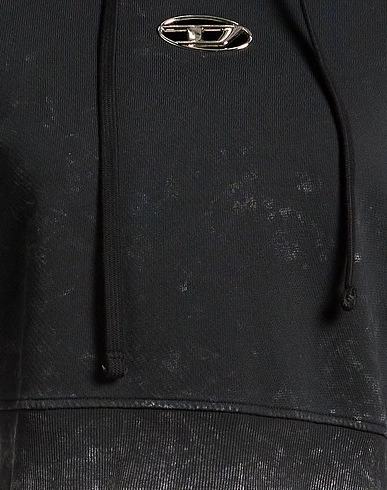 DIESEL® Cropped Hooded Sweatshirt