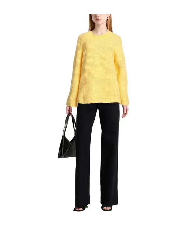 Max Mara Solid Wool Knit Sweater
