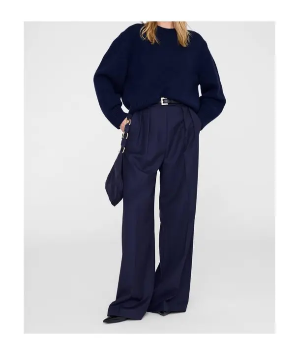 ANINE BING Lou Wide-leg Trousers