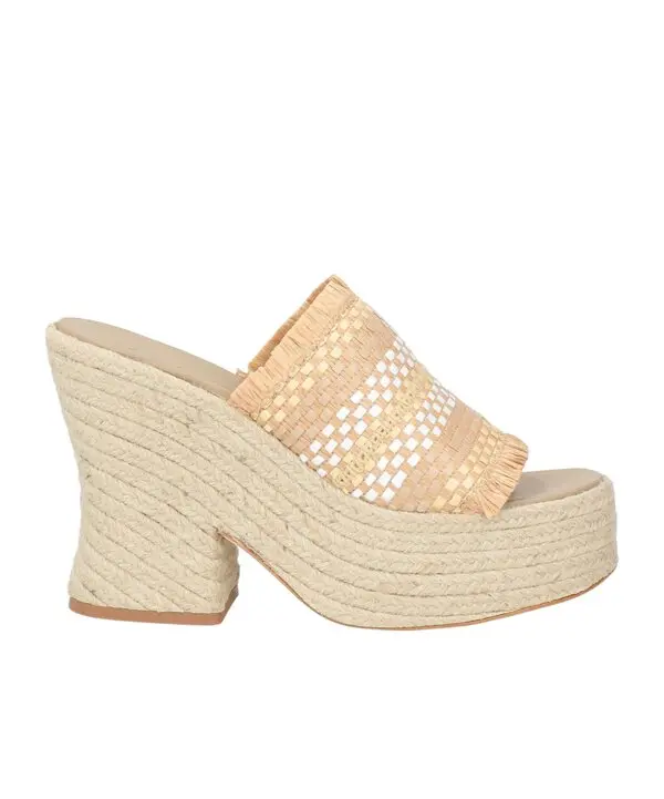 Farm Rio Woven Platform Sandals