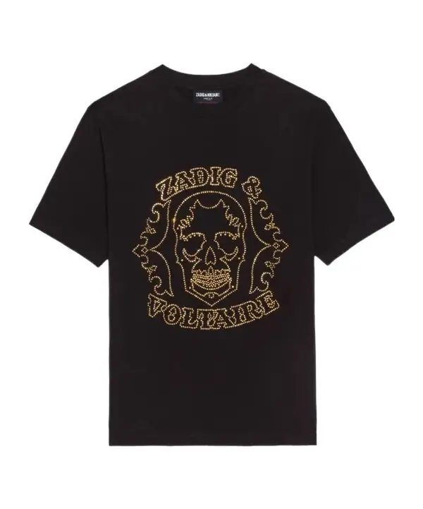 Zadig&Voltaire Graphic Skull Print T-shirt