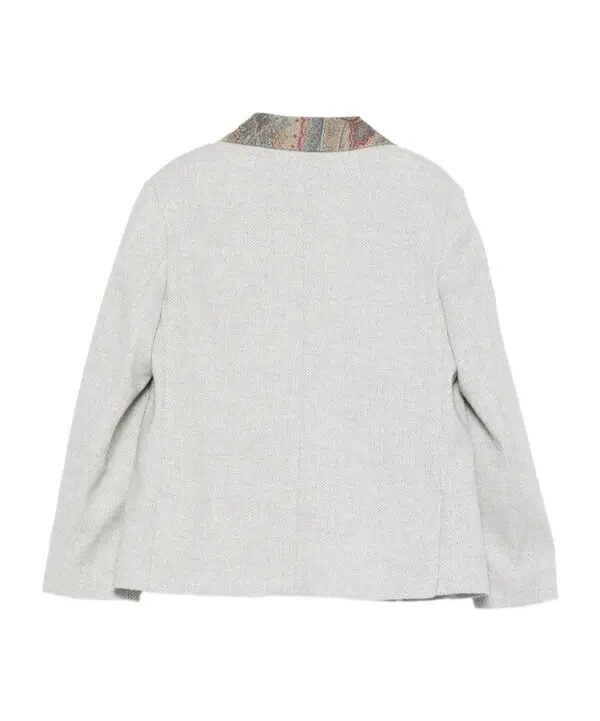 Etro Notched Lapel Blazer - White
