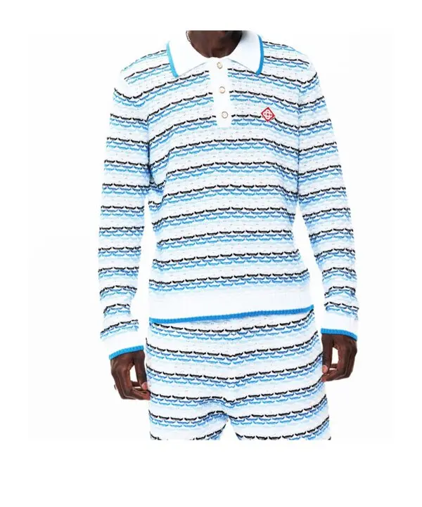 Casablanca Striped Knit Sweater