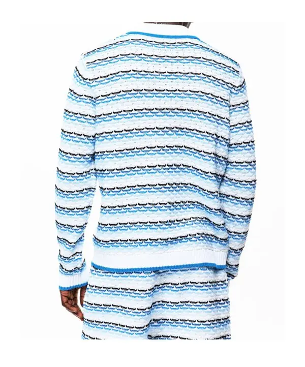 Casablanca Striped Knit Sweater