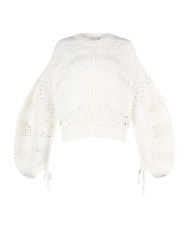 Liu Jo Tie-detail Crewneck Jumper
