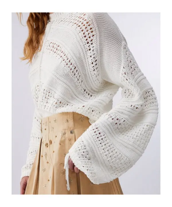Liu Jo Tie-detail Crewneck Jumper