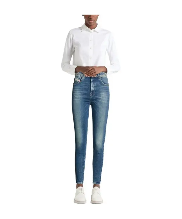 DIESEL® High-waisted Faded Finish Jeans