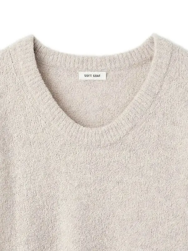 Soft Goat V-neck Sweater