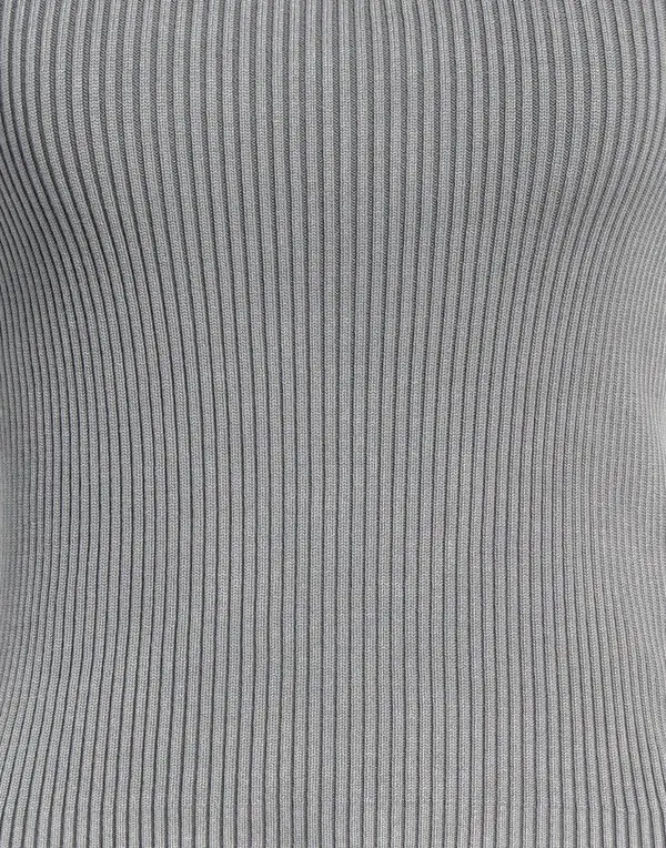 DIESEL® Ribbed Crew Neck Long Sleeve Top