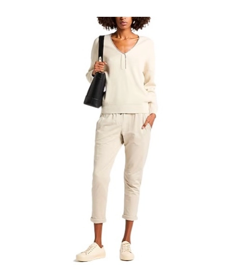 Brunello Cucinelli Minimal Solid Knit Sweater