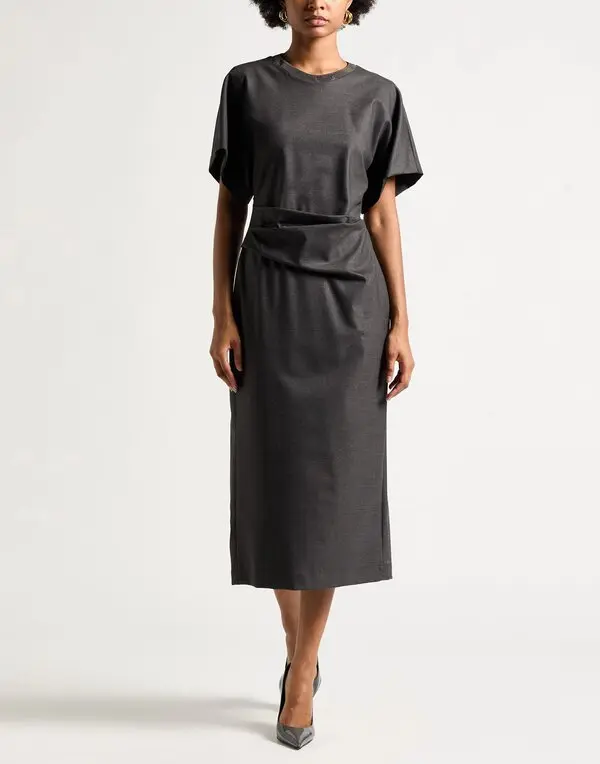 Brunello Cucinelli Slim-fit Draped Dress