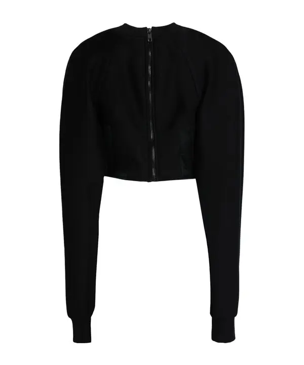 Dolce & Gabbana Solid Color Sweatshirts - Black