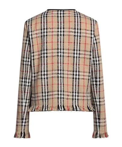 Burberry Printed Long-sleeve Jacket
