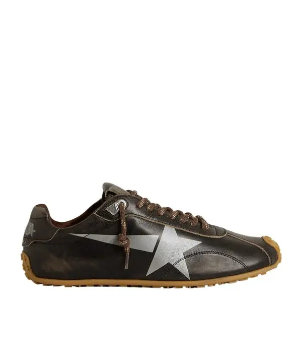 GOLDEN GOOSE Lace-up Sneakers - Black