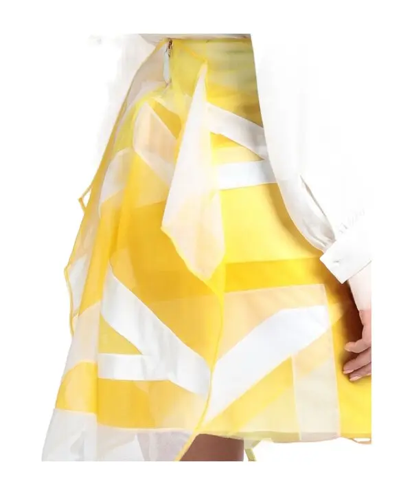Burberry Two-tone Tulle Mini Skirt