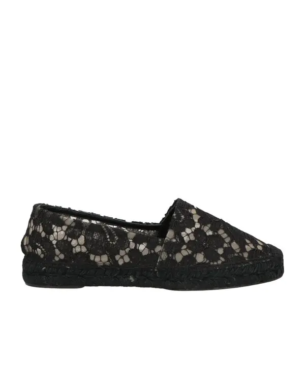 Dolce & Gabbana Lace Espadrilles - Black