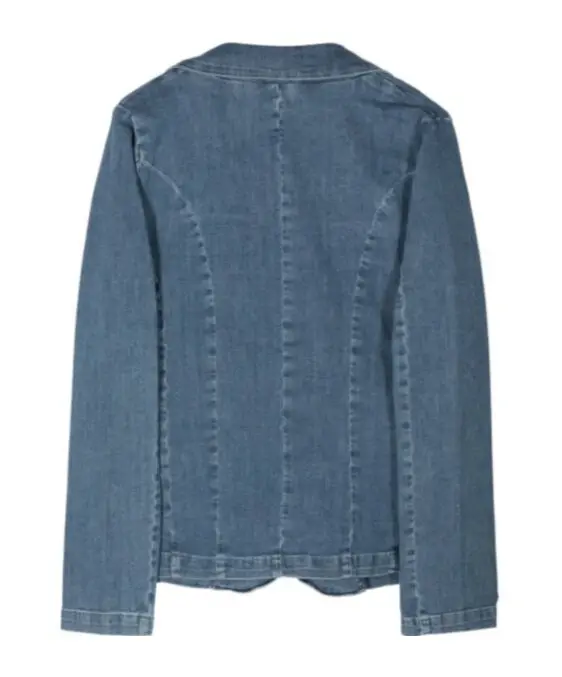 Liu Jo Double-breasted Denim Blazer