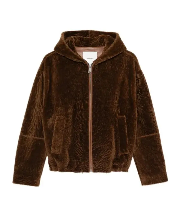 Nanushka Hooded Zip-up Jacket