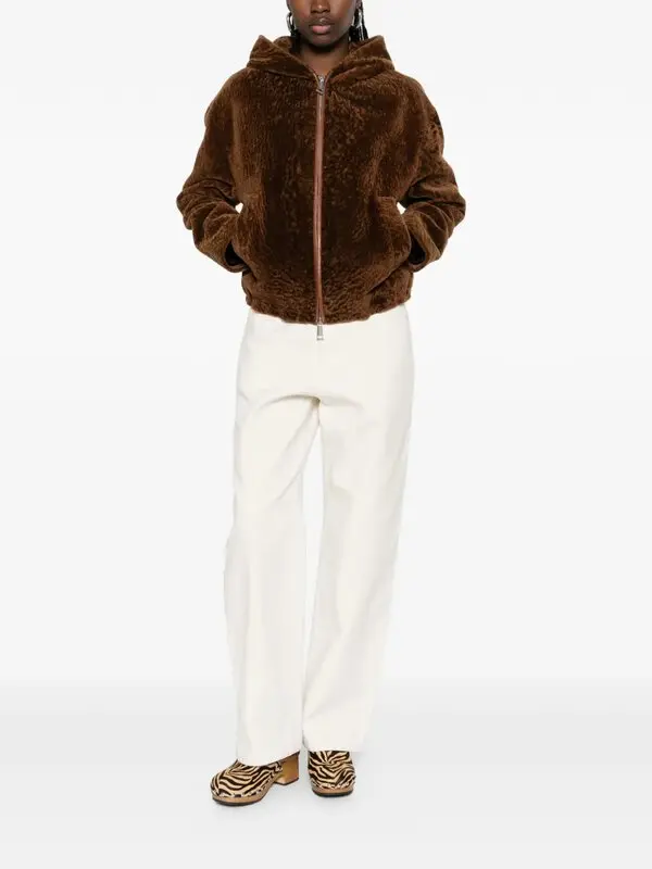 Nanushka Hooded Zip-up Jacket