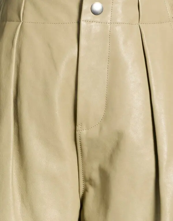 Burberry Straight-leg Leather Trousers