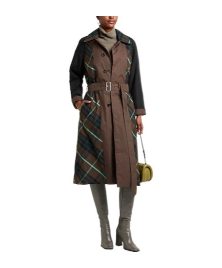 Burberry Classic Printed Trench Coat