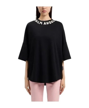 Palm Angels Logo-printed Crew-neck T-shirt