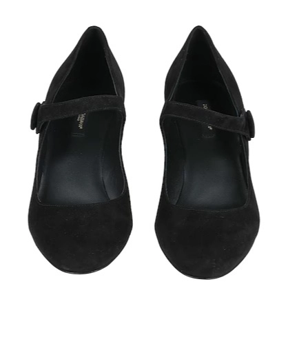 Dolce & Gabbana Suede Maryjane Blockheel Shoes