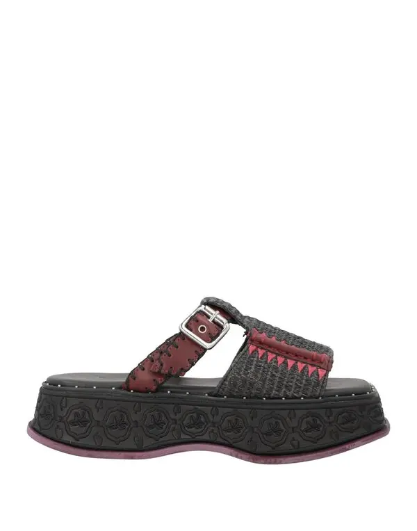 Farm Rio Embellished Square Toe Platform Sandals