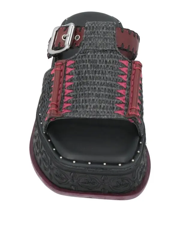 Farm Rio Embellished Square Toe Platform Sandals