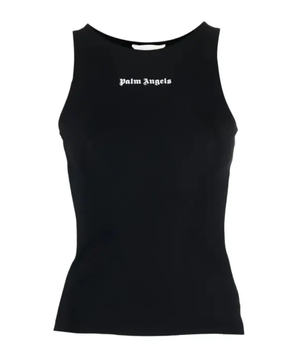 Palm Angels Logo Print Tank Top