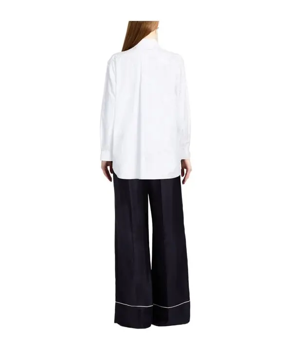 Burberry Minimalist Solid-color Long-sleeve Shirt