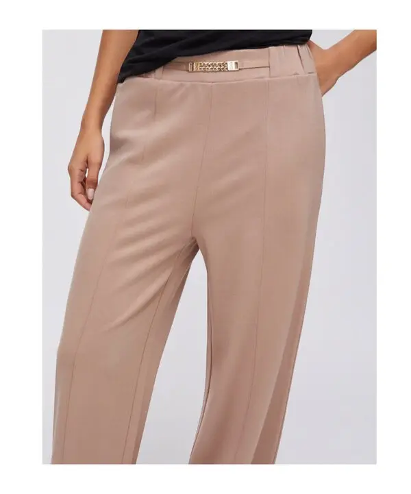 Liu Jo Chain Detail Wide-leg Trousers
