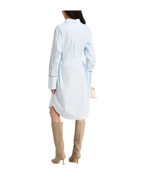 Burberry Belted Shirt Dress