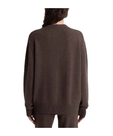 SPORTY  RICH V-neck Embroidered-logo Sweater
