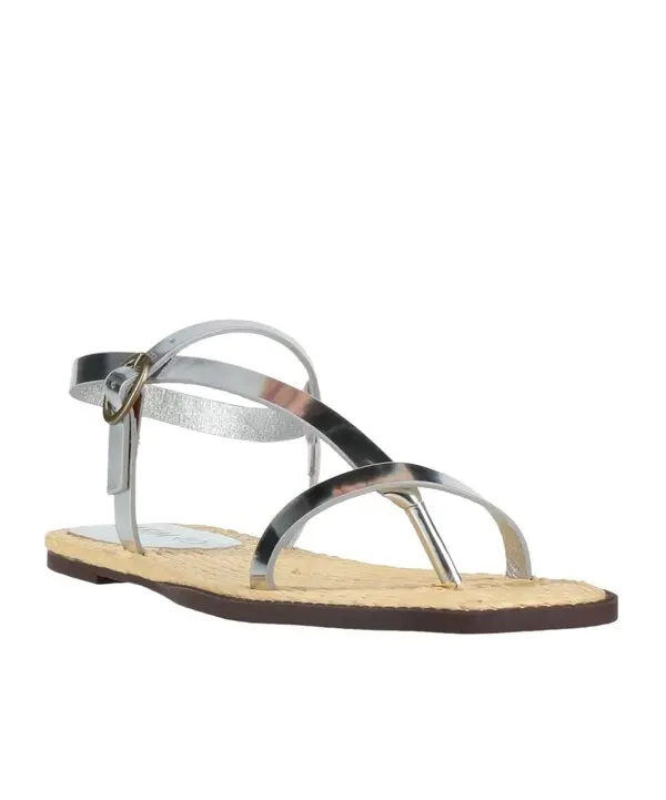 Farm Rio Metallic Leather Sandals