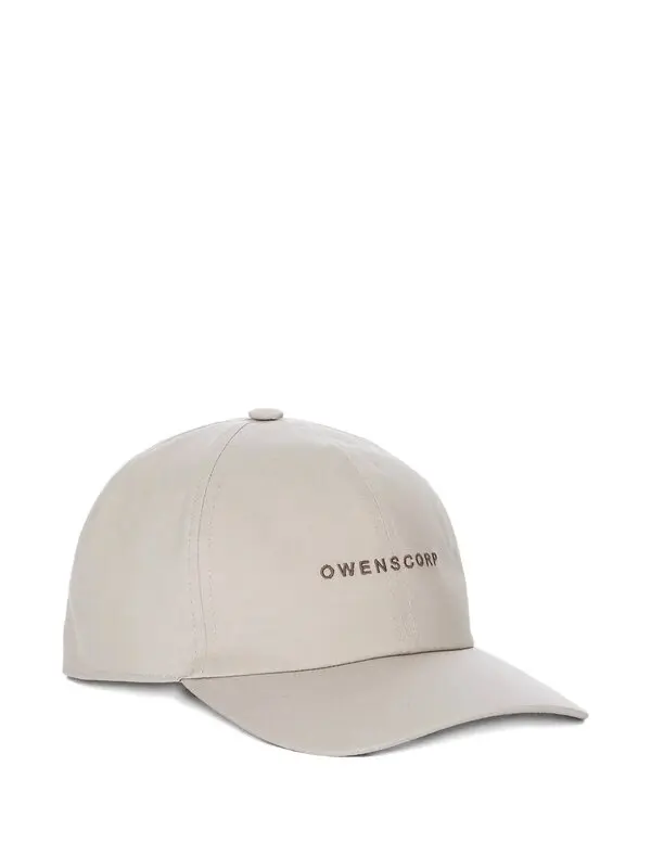 Rick Owens Embroidered Baseball Cap - Pearl/dust Color