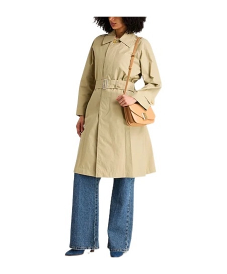 Burberry Solid Color Long Windbreaker