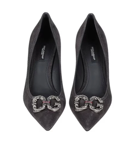 Dolce & Gabbana Embellished Pointed Toe Stiletto Heel Pumps