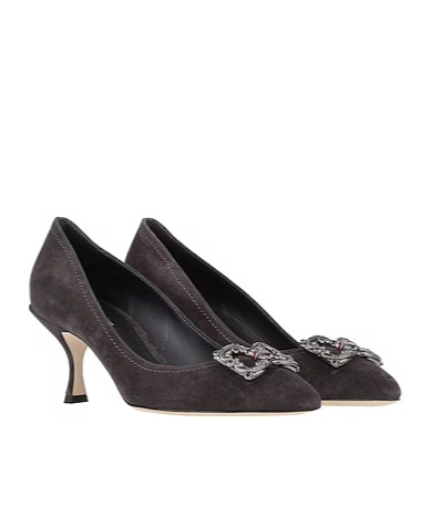Dolce & Gabbana Embellished Pointed Toe Stiletto Heel Pumps