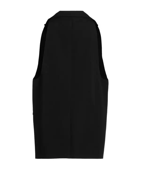 Burberry Sleeveless Tailored Vest With Notch Lapel