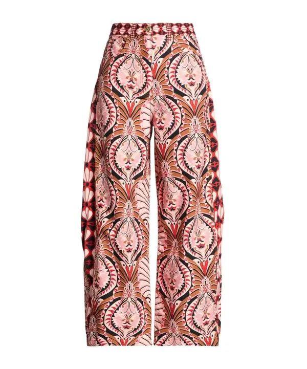 Farm Rio Floral Wide-leg Trousers